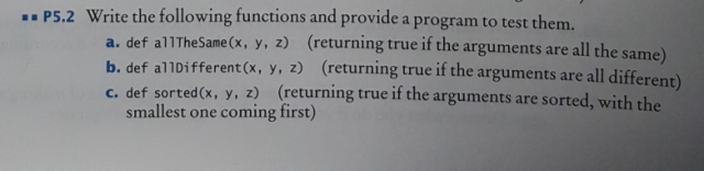 Write the following functions and provide a program | Chegg.com