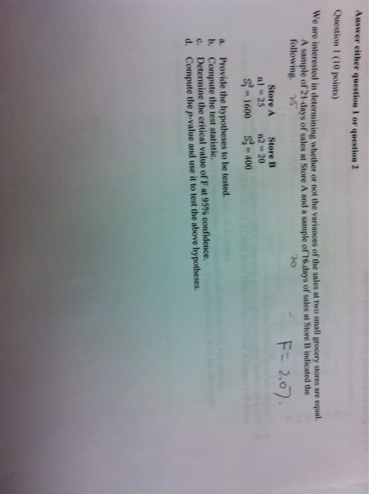 Solved We are interested in determining whether or not the | Chegg.com