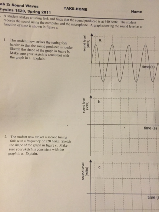 Solved A student strikes a tuning fork and finds that the | Chegg.com