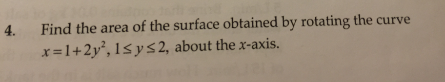 Solved: Find The Area Of The Surface Obtained By Rotating ... | Chegg.com