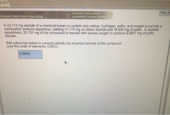Solved A 23.113 mg sample of a chemical known to contain | Chegg.com