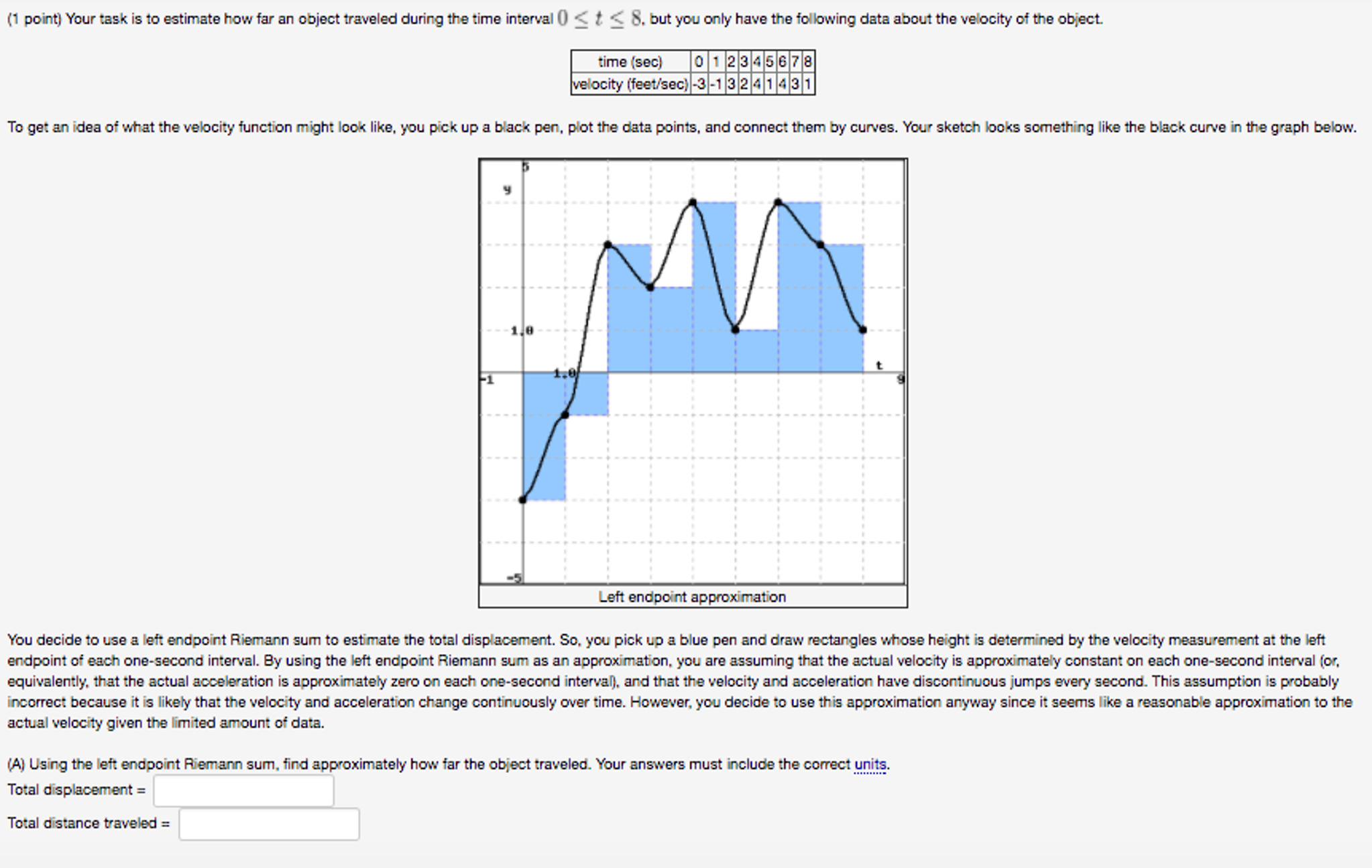 Solved (1 point) Your task is to estimate how far an object | Chegg.com