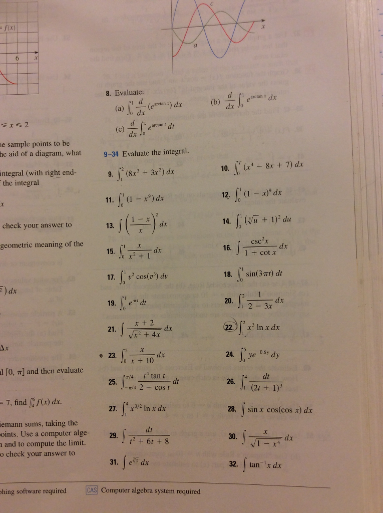 Solved Evaluate: (a) Integral^1_0 d/dx (e^arctan x) dx | Chegg.com