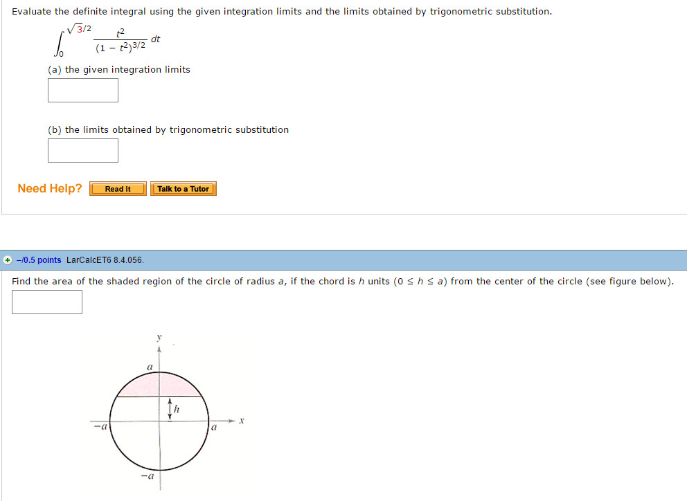 Solved Evaluate the definite integral using the given | Chegg.com Solved Evaluate the definite integral using the given | Chegg.com
