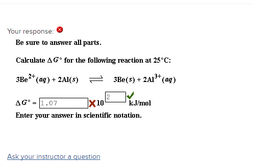 Solved Calculate Delta G degree for the following reaction | Chegg.com