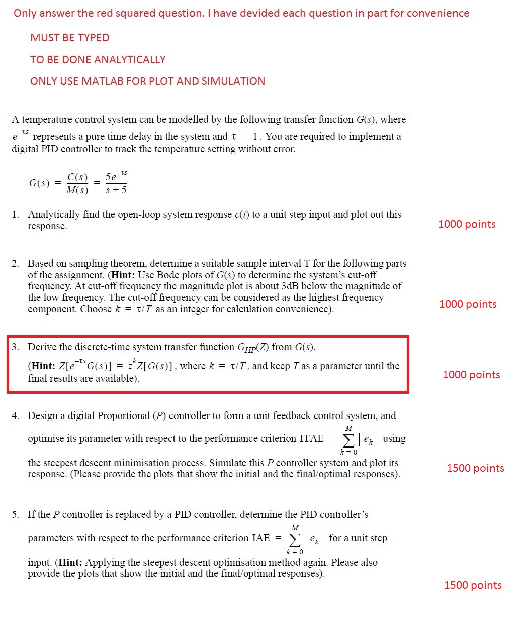 Solved Analytically find the open loop system response c(t) | Chegg.com