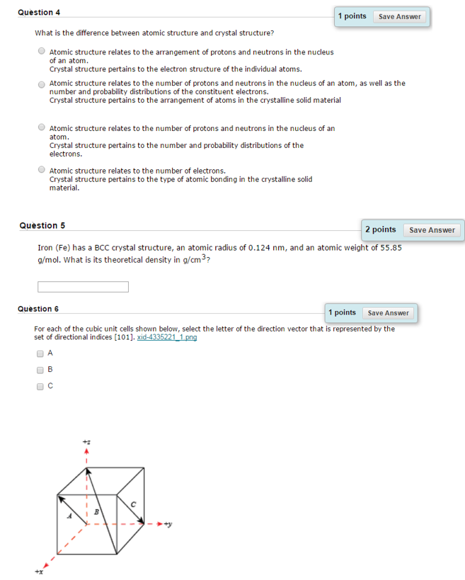 Solved What is the difference between atomic structure and | Chegg.com