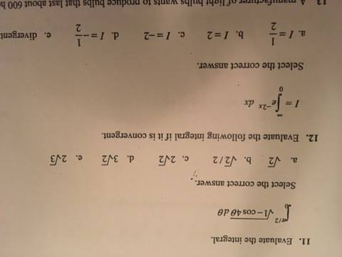 Solved Evaluate the integral. integral^pi/2_0 Squareroot 1 | Chegg.com
