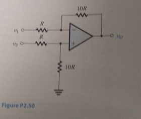 Solved 2.50 For the circuit in Fig. P2.50, use superposition | Chegg.com