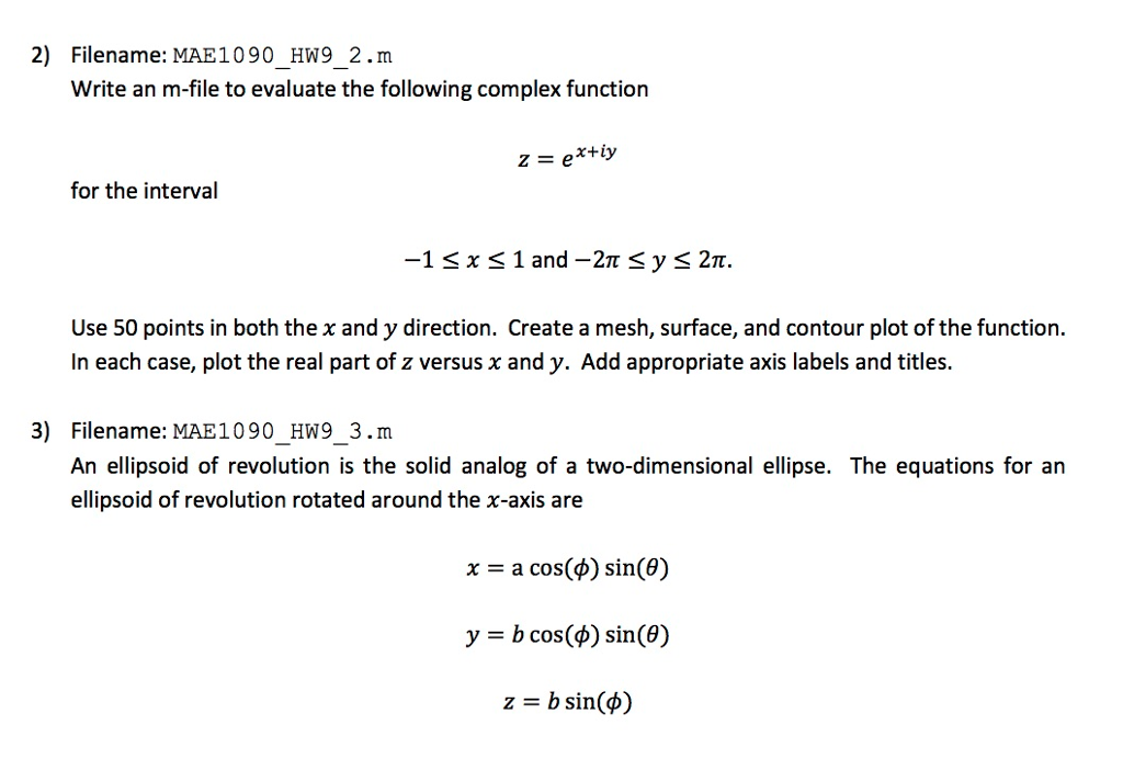 Write an m-file to evaluate the following complex | Chegg.com