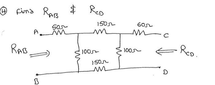 Solved Find RAB & RCD | Chegg.com