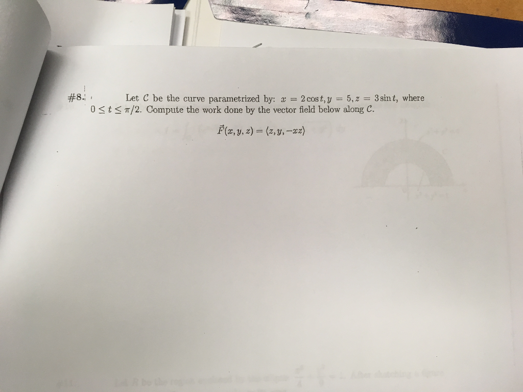 Solved Let C Be The Curve Parameterized By X 2 Cos T Y