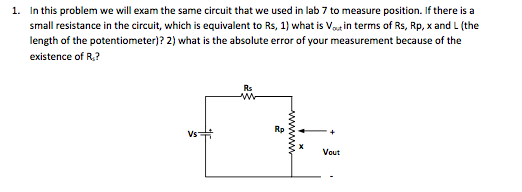 Solved In this problem we will exam the same circuit that we | Chegg.com