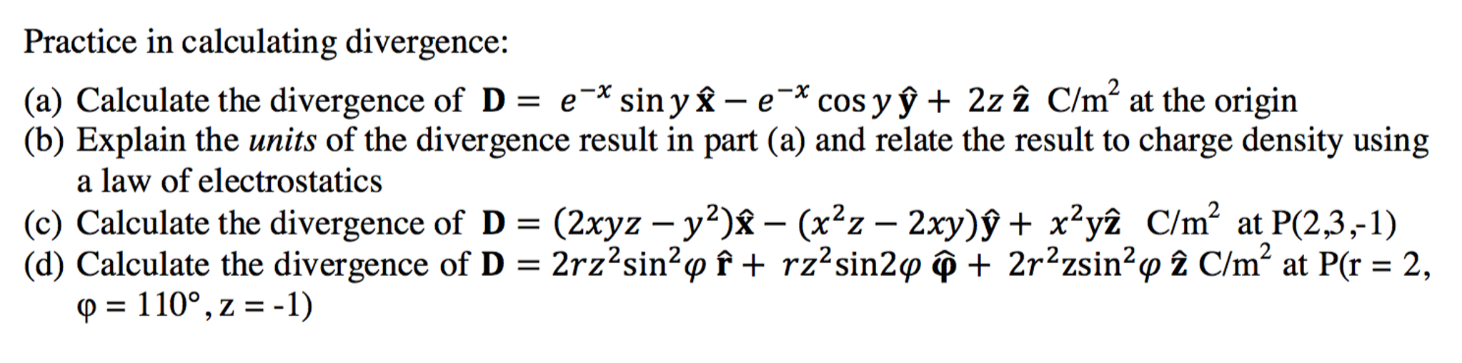 Divergence Calculator
