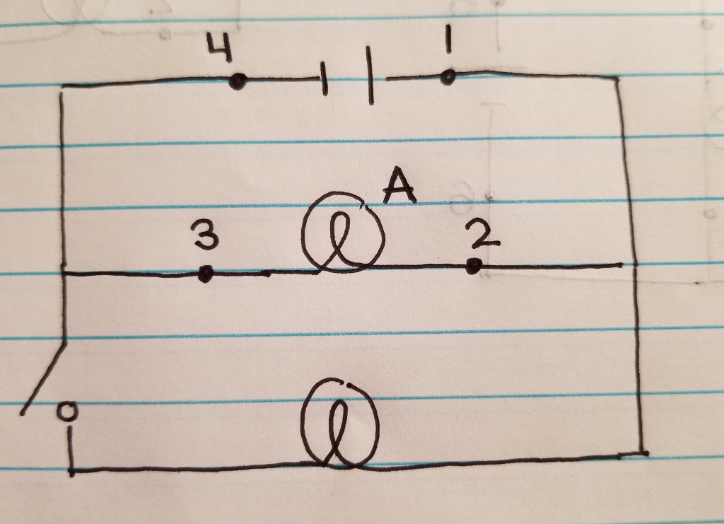 Solved 18) In the following circuit, rank the bulbs in order | Chegg.com