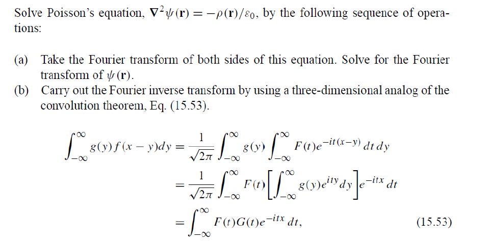Solved Solve Poisson's equation, psi(gamma) = | Chegg.com