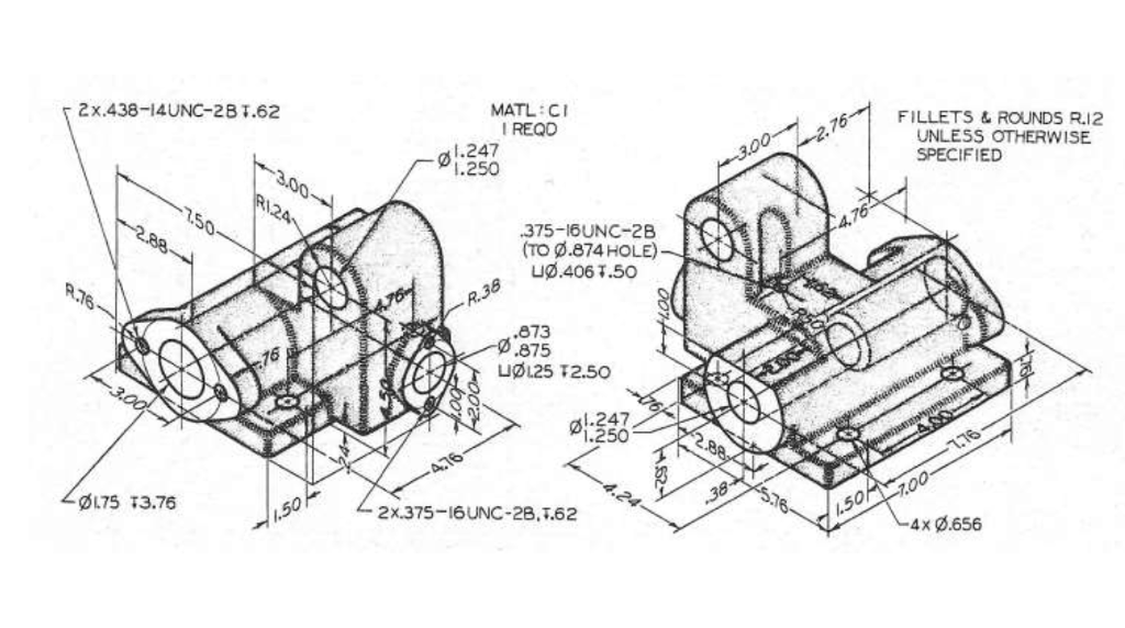 Solved Sketch an ismetric view and the top view for the | Chegg.com