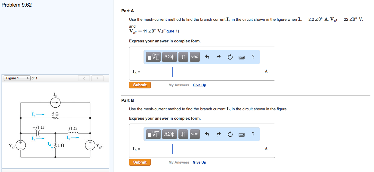 Solved Use the mesh-current method to find the branch | Chegg.com