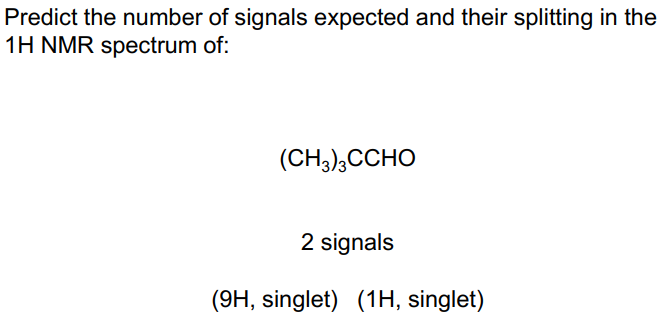 Solved Predict the number of signals expected and their | Chegg.com