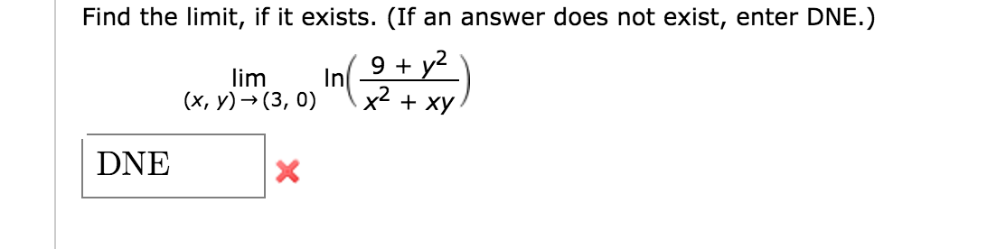 Solved Find The Limit If It Exists If An Answer Does Not