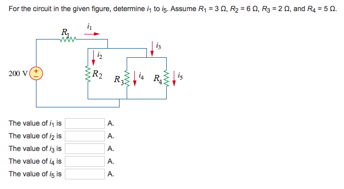 Solved For the circuit in the given figure, determine i_1 to | Chegg.com