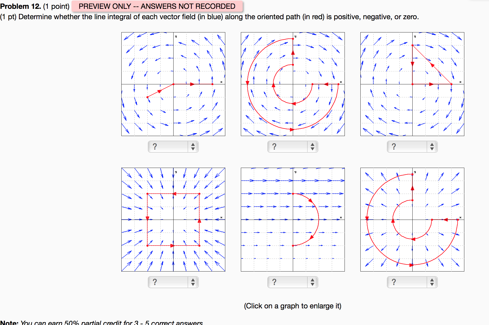 Solved Determine whether the line integral of each vector | Chegg.com