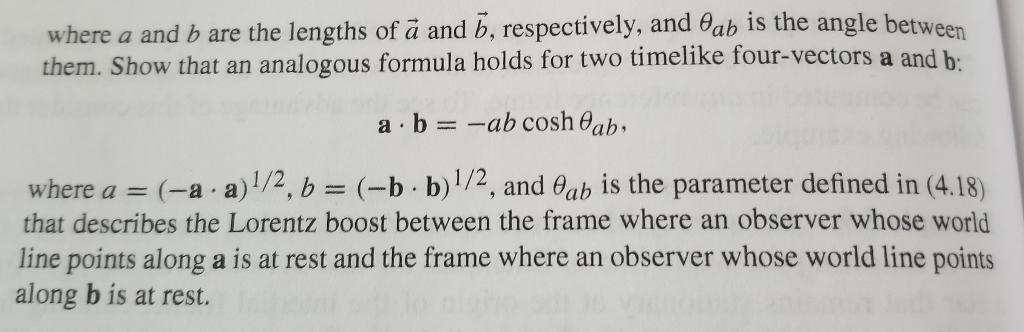 Solved 2. The scalar product between two three-vectors can | Chegg.com