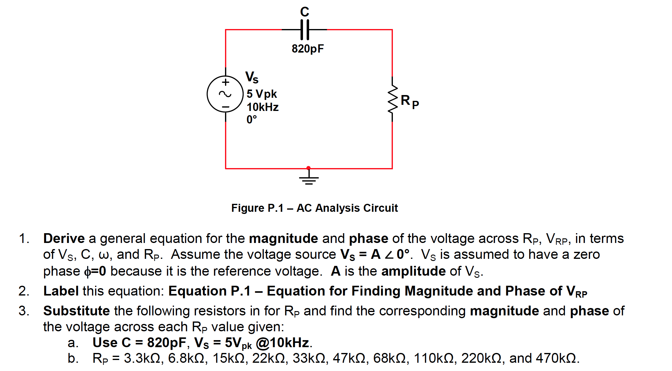 Solved Derive a general equation for the magnitude and phase | Chegg.com