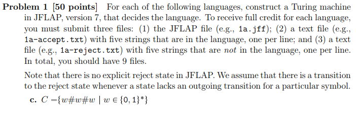 Problem 1 [50 points For each of the following | Chegg.com