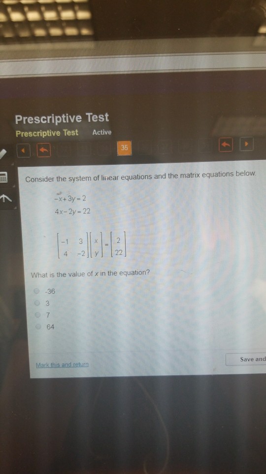 Solved Prescriptive Test Prescriptive Test Active 34 What is | Chegg.com