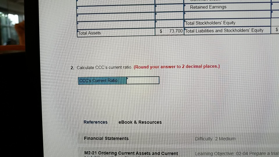 Solved 7. M2-21 Ordering Current Assets and Current | Chegg.com