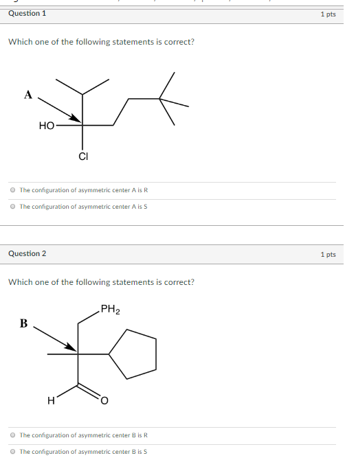 Solved Which One Of The Following Statements Is Correct