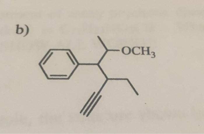 Solved b) OCH3 | Chegg.com