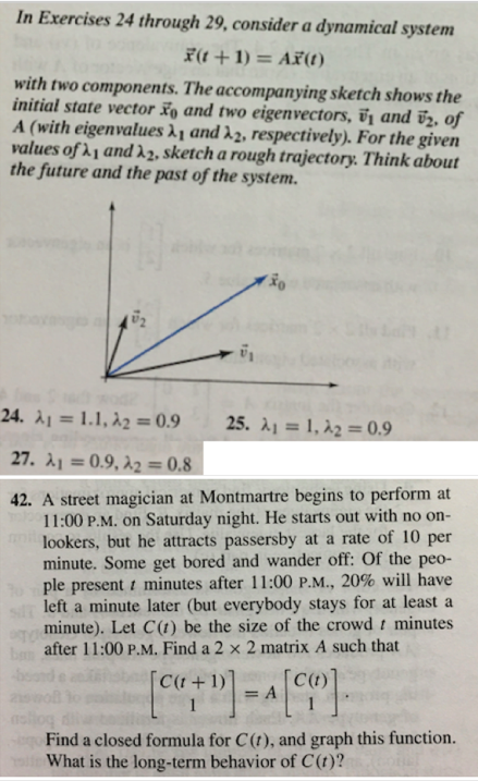 Solved Consider a dynamical system x(t + 1) = Ax(t) with | Chegg.com