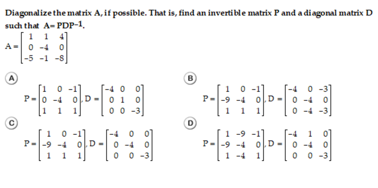 Solved For the given matrix A, find a basis for the | Chegg.com