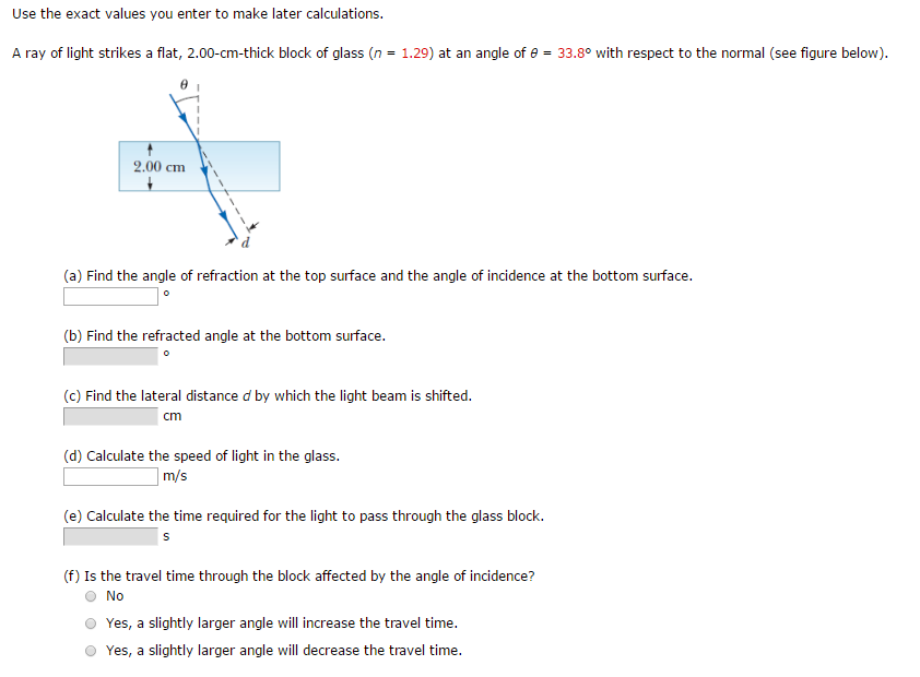 Solved Use the exact values you enter to make later | Chegg.com