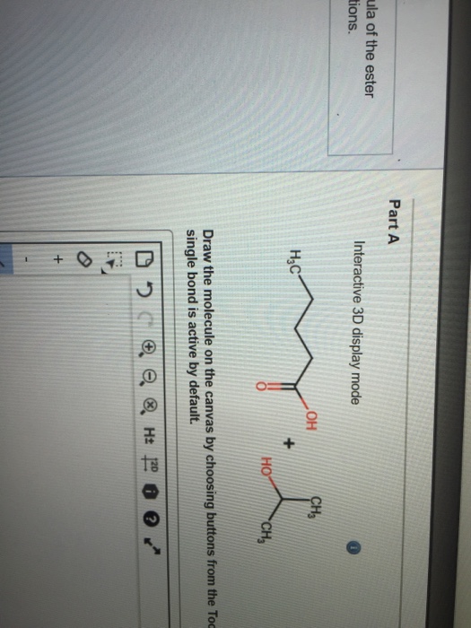 Solved Draw the condensed structural formula of the ester | Chegg.com