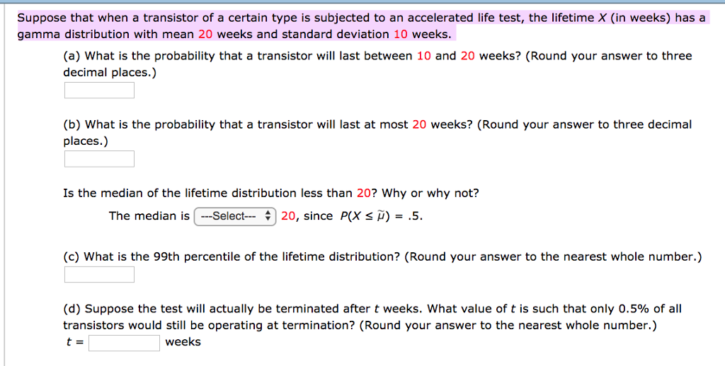 Solved Suppose that when a transistor of a certain type is | Chegg.com