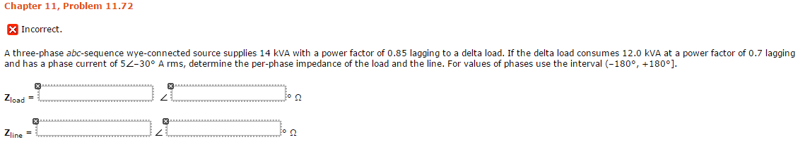 Solved A three-phase abc-sequence wye-connected | Chegg.com