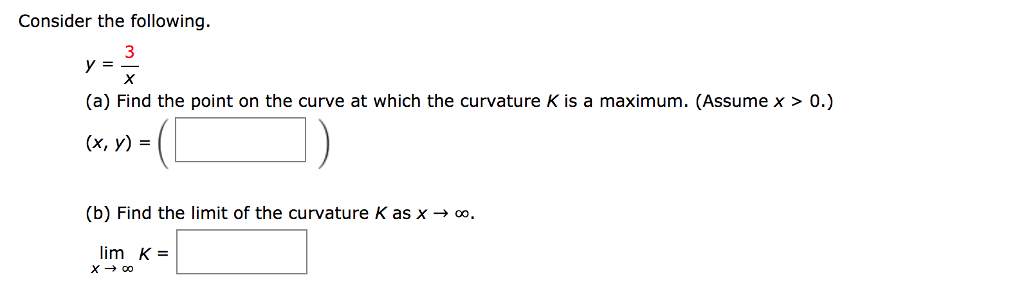 Solved Consider the following. 3 (a) Find the point on the | Chegg.com