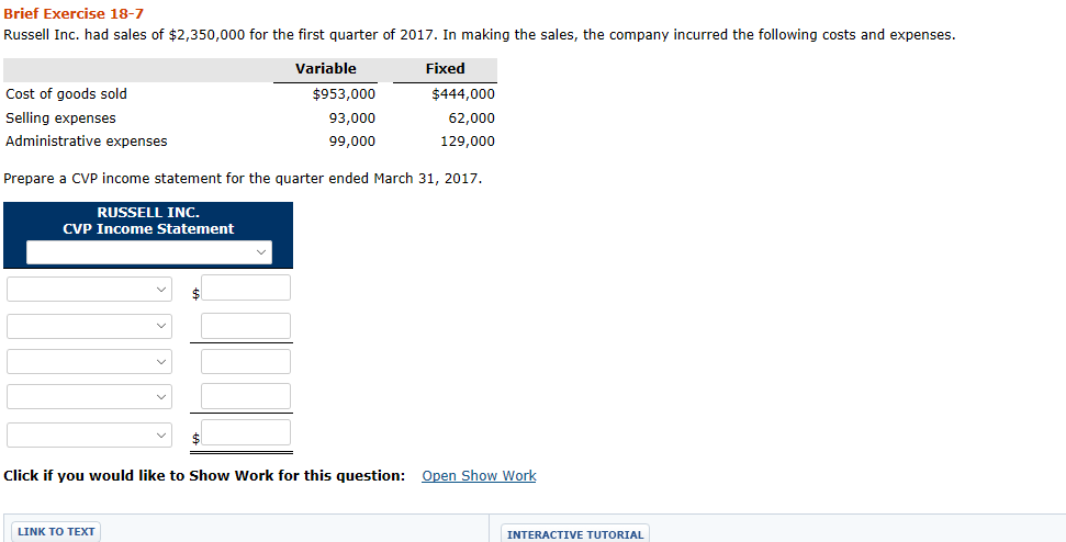 Solved Brief Exercise 18-7 Russell Inc. had sales of | Chegg.com