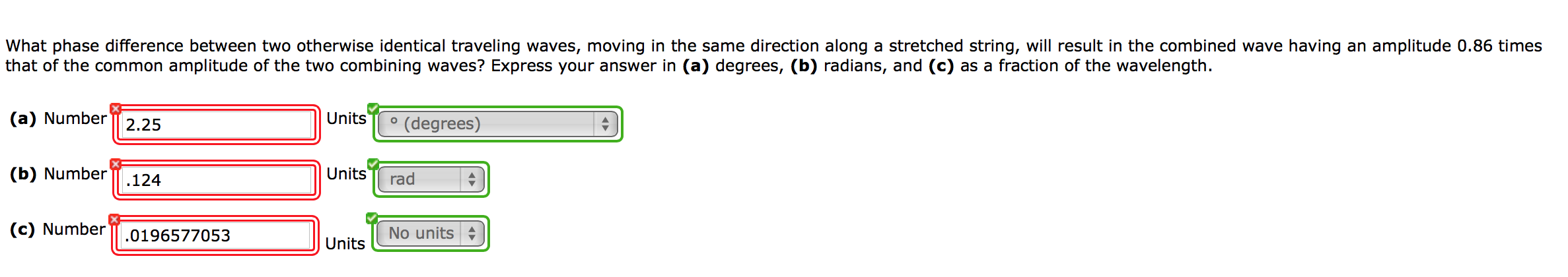 Solved What phase difference between two otherwise identical | Chegg.com