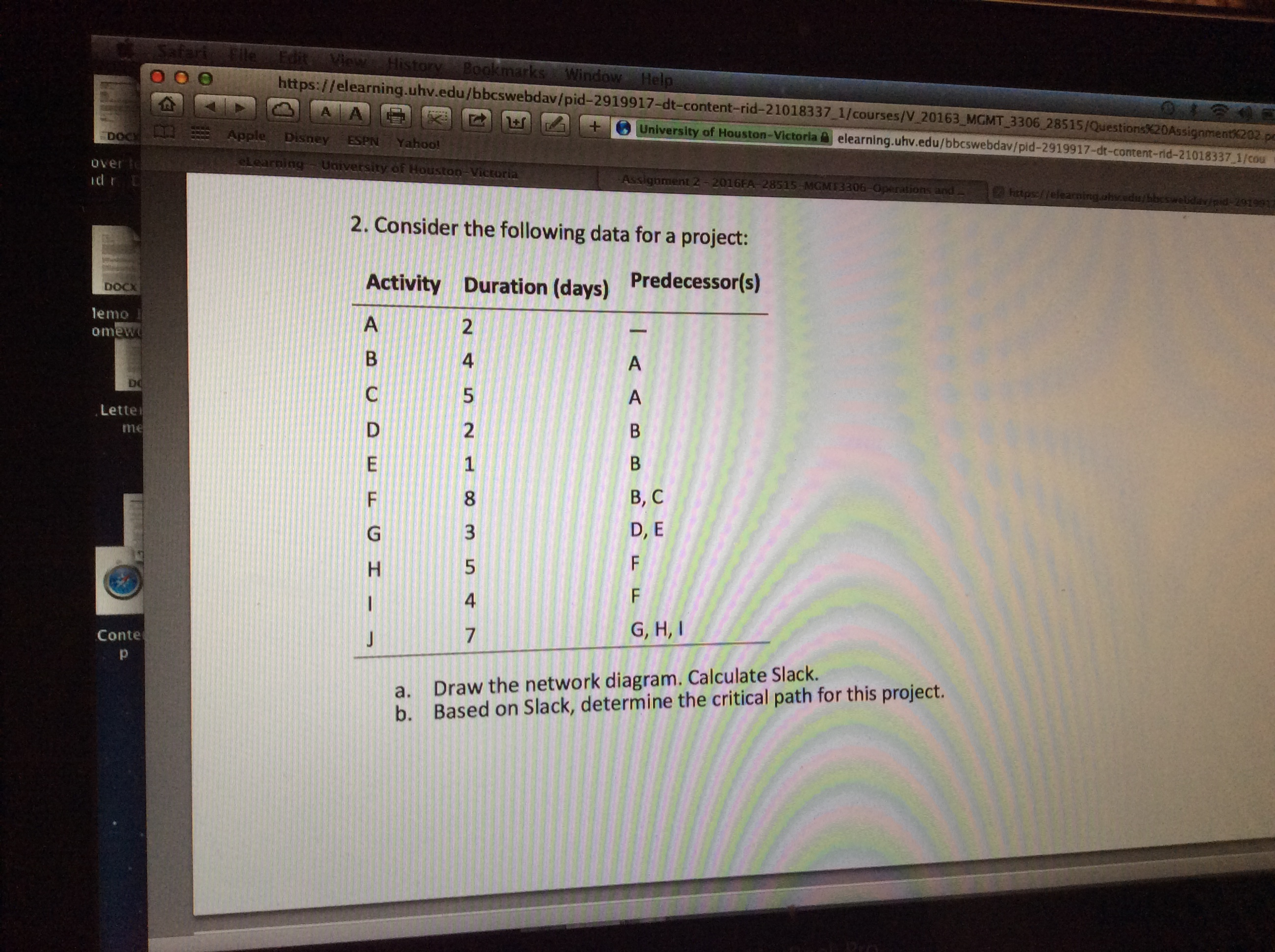 Solved Consider the following data for a project: Draw the | Chegg.com