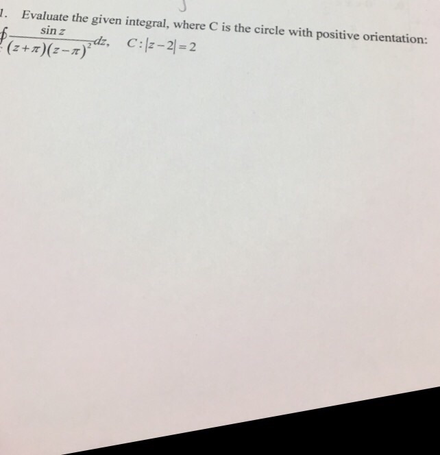 Solved Evaluate the given integral, where C is the circle | Chegg.com