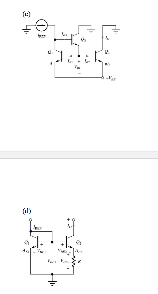 Solved For the following current source/sink structures | Chegg.com