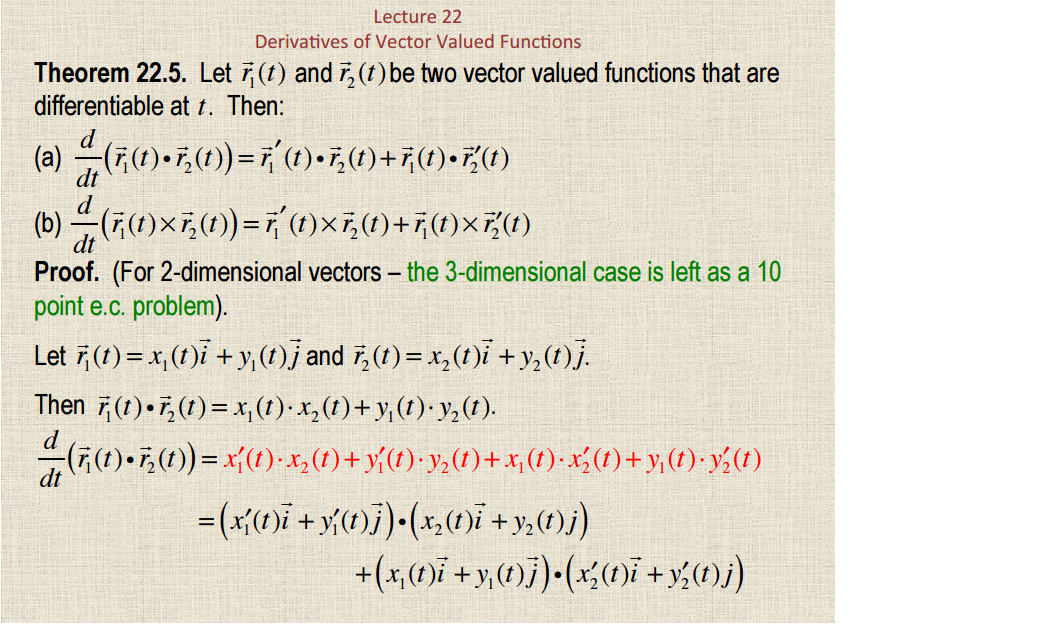 Solved Let r_1(t) and r_2(t) be two vector valued functions | Chegg.com