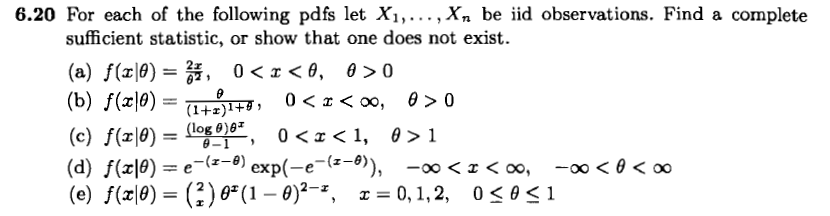 For each of the following pdfs, find a complete | Chegg.com