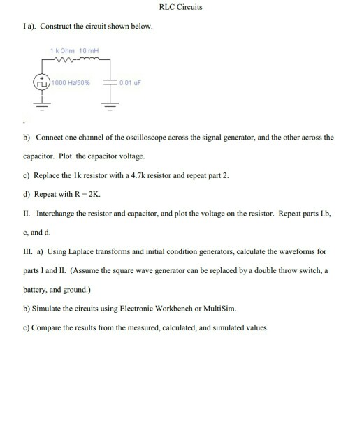 Solved Construct the circuit shown below. Connect one | Chegg.com