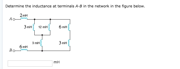 Solved Determine the inductance at terminals A-B in the | Chegg.com