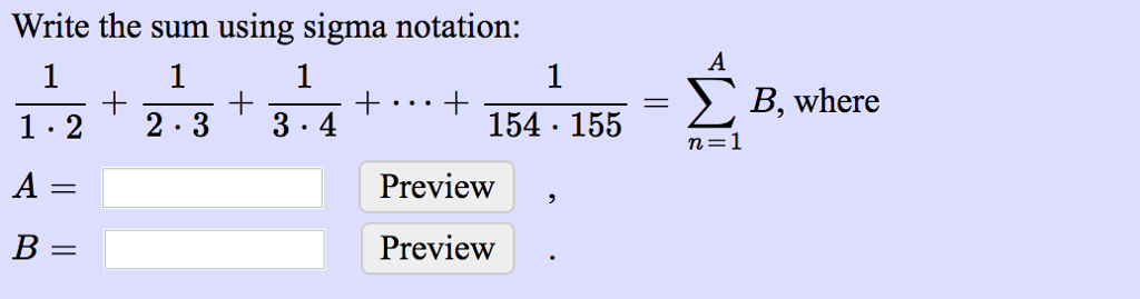 Solved Write The Sum Using Sigma Notation Σ B Where 12 8462